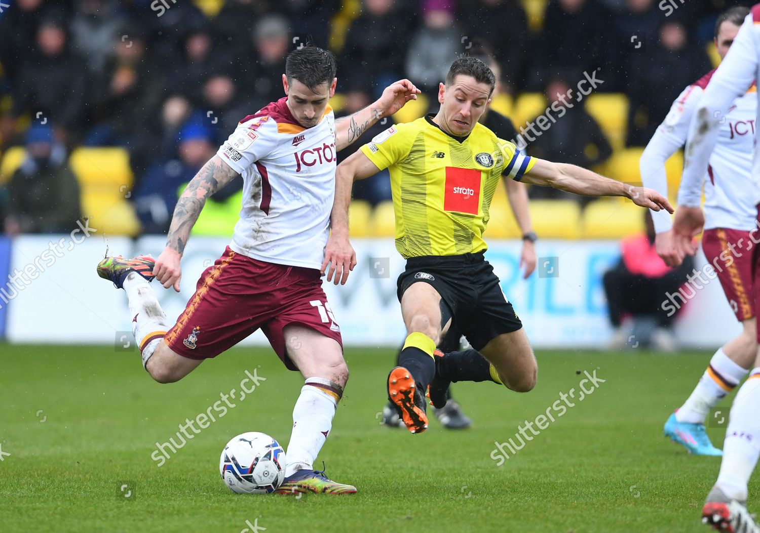 Jamie Walker Bradford City Josh Falkingham Editorial Stock Photo ...