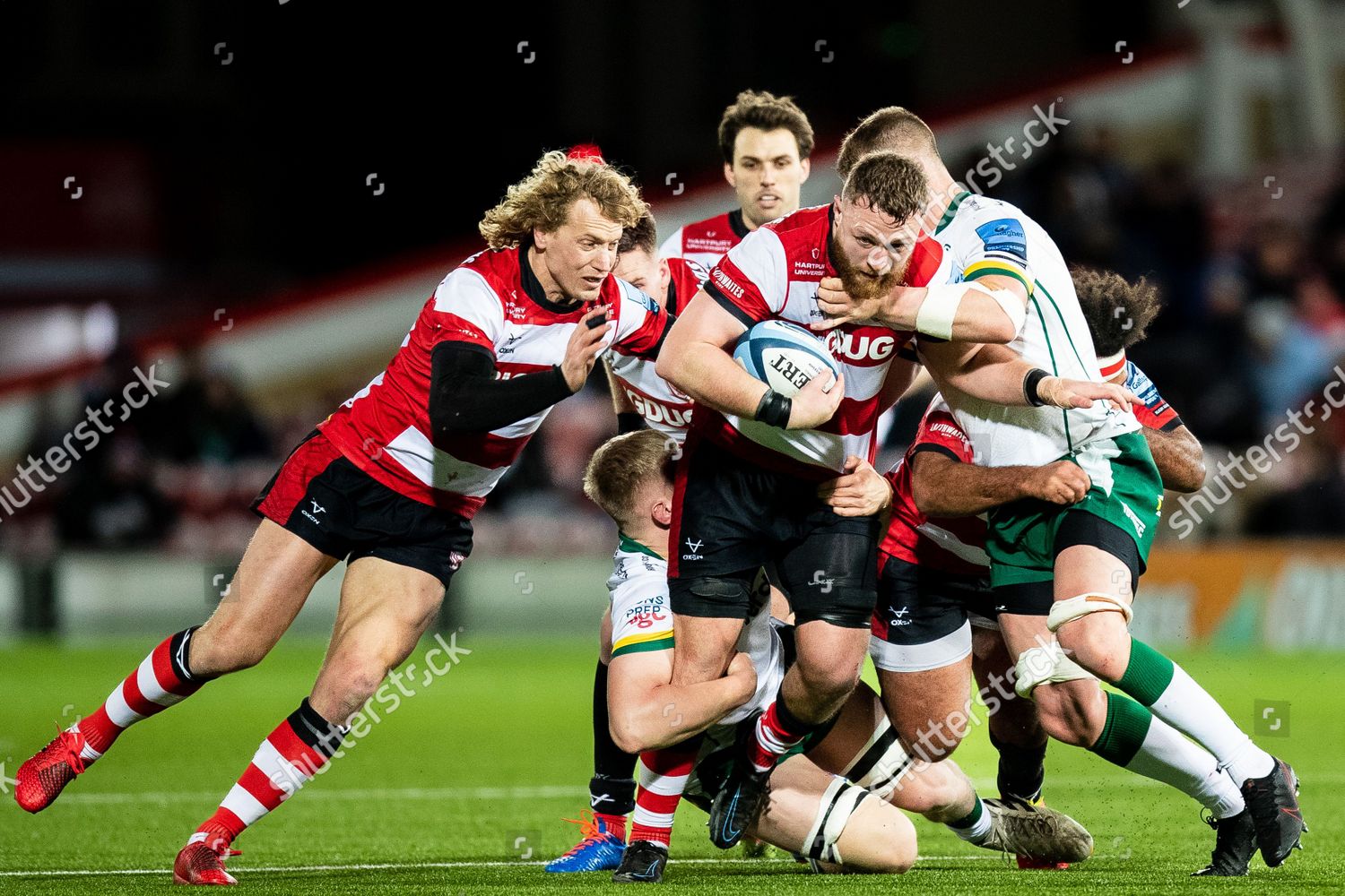 Ruan Ackermann Gloucester Rugby Under Pressure Editorial Stock Photo ...