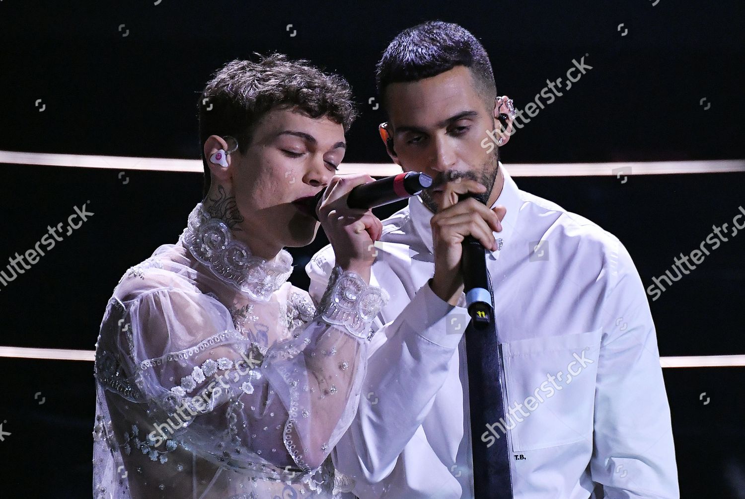 Italian Singers Blanco Mahmood Perform On Editorial Stock Photo - Stock ...