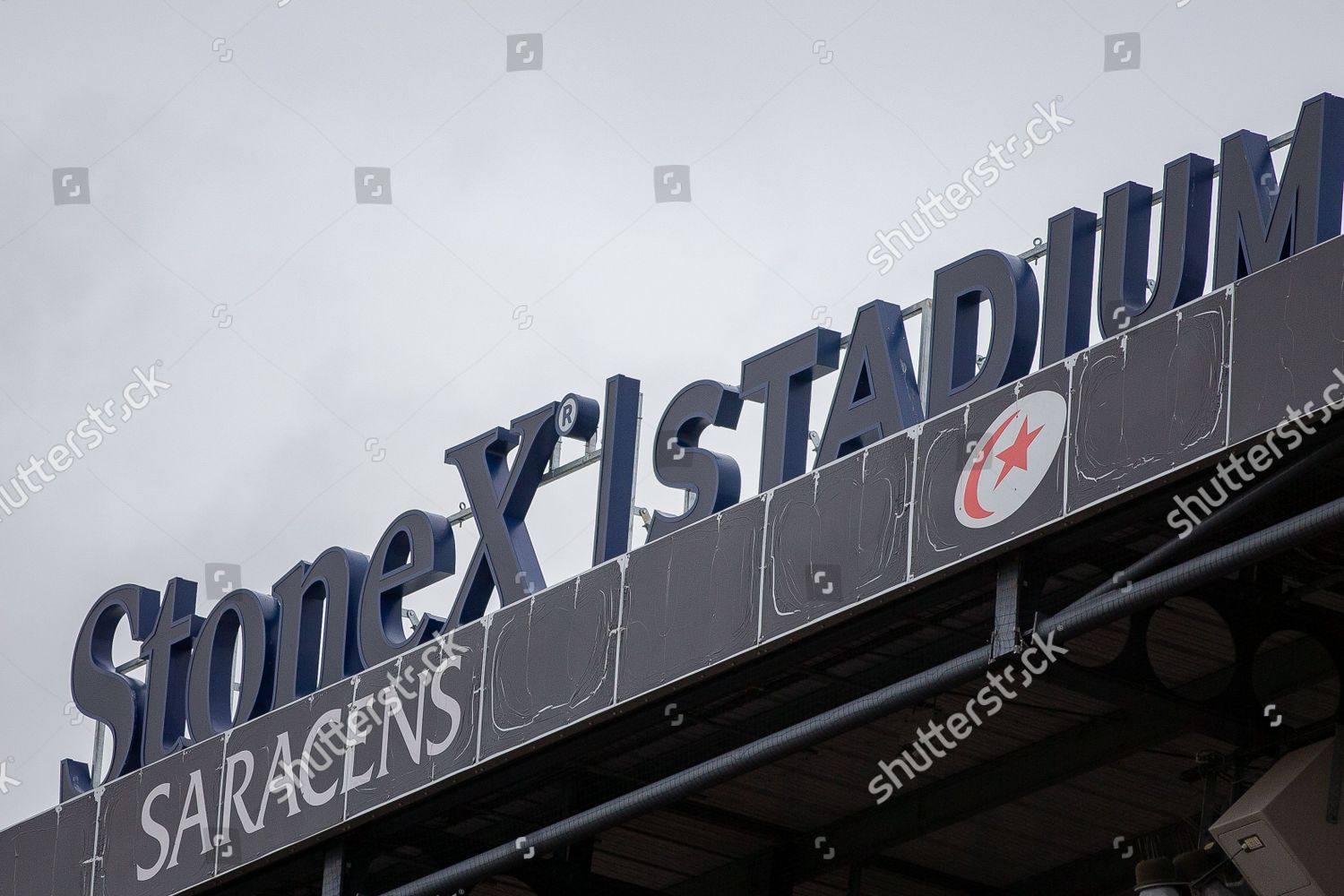 Stonex Stadium Sign On Roof Stand Editorial Stock Photo - Stock Image ...