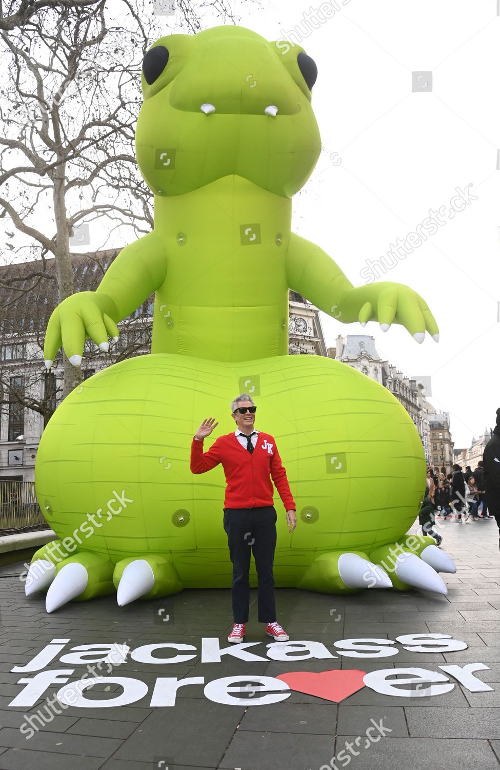 Johnny Knoxville Poses Inflatable Penis Shaped Editorial Stock Photo ...