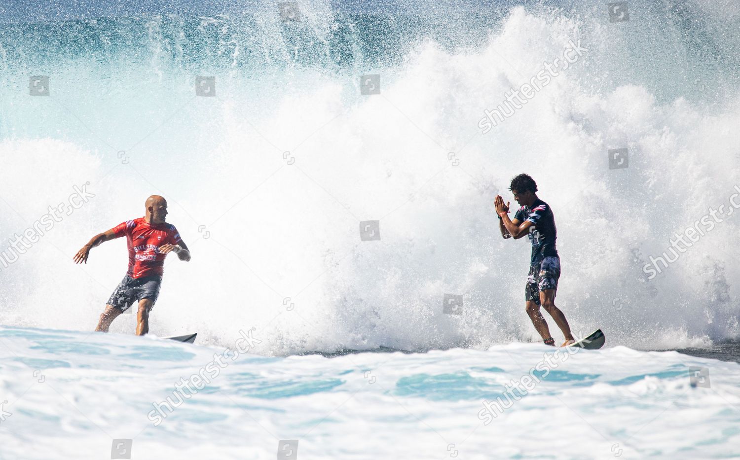 Kelly Slater Seth Moniz Pictured Kelly Editorial Stock Photo - Stock ...