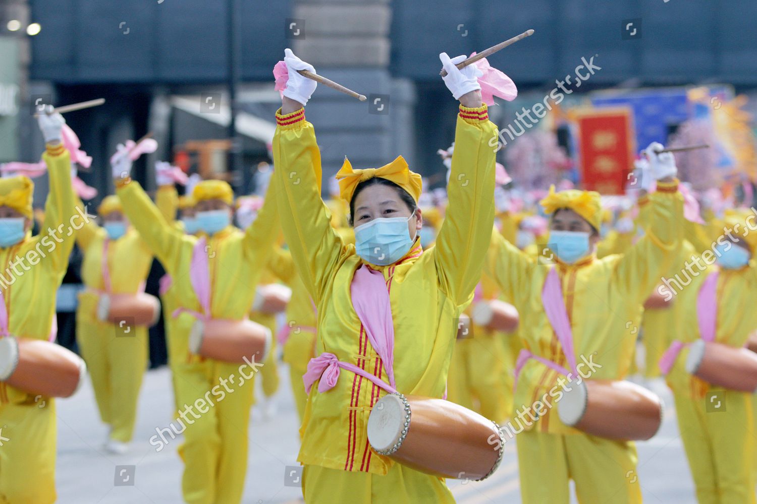 Drummers Traditional Dress Costume Perform Celebration Editorial Stock ...