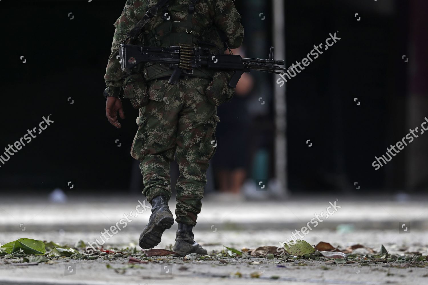 Members Police Guard Area Where Car Editorial Stock Photo - Stock Image ...