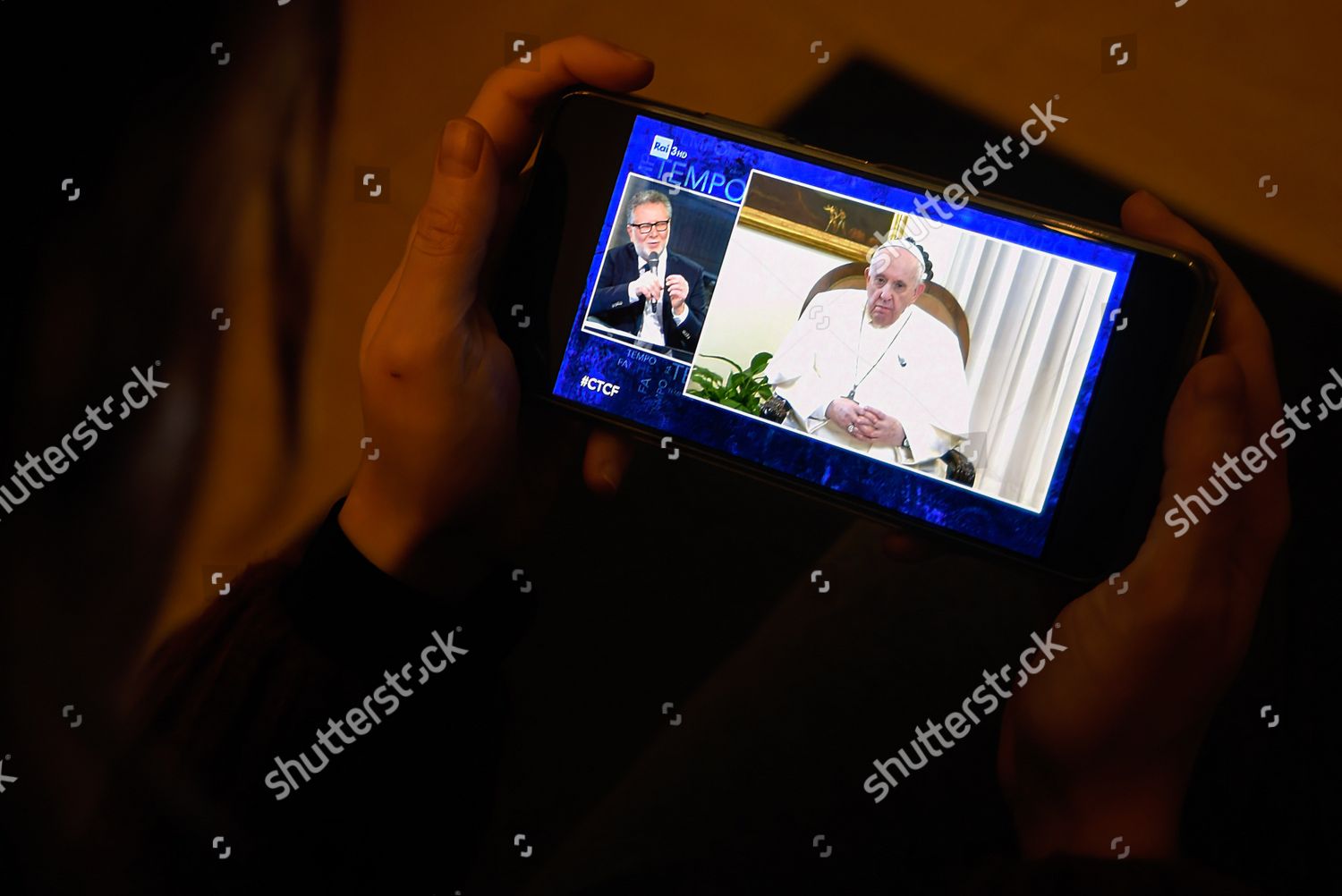 This Photo Illustration Exclusive Live Television Editorial Stock Photo ...