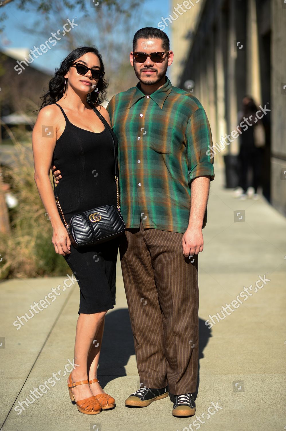Jennifer Alberto L Wearing Vintage Sunglasses Editorial Stock Photo ...