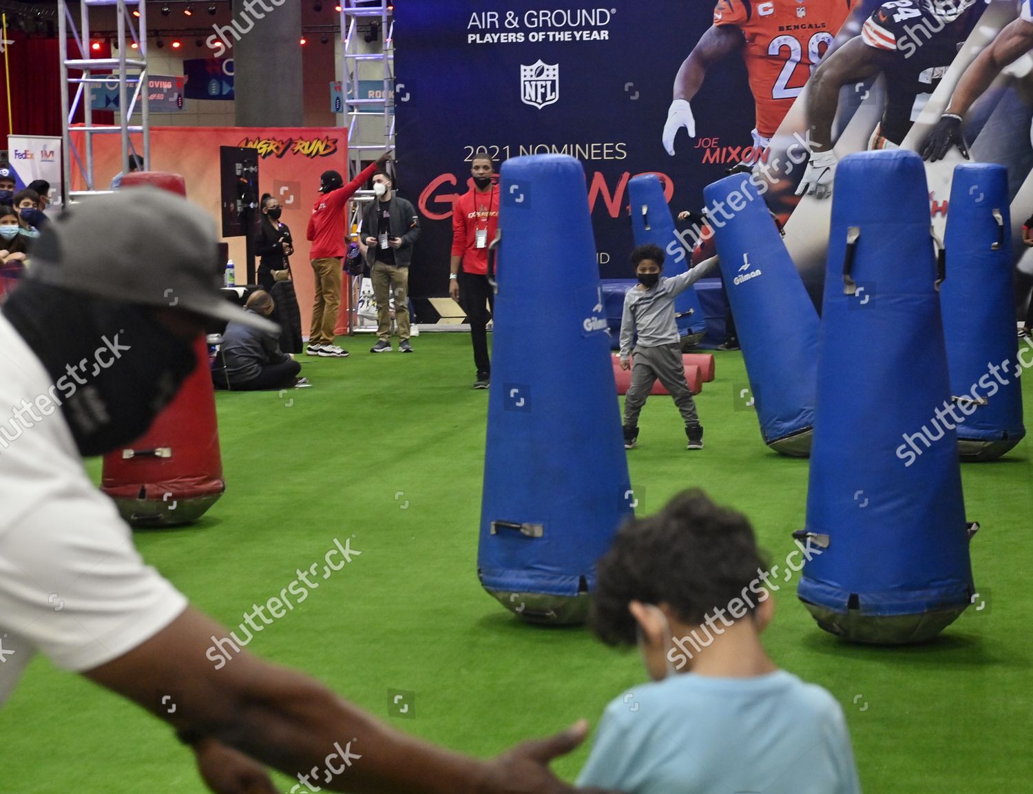 Visitors Immerse Themselves History Nfl Interactive Editorial Stock ...