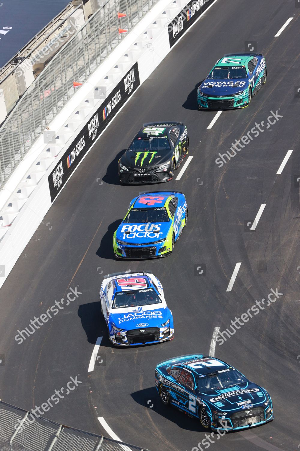 Race Day Nascars Busch Light Clash Editorial Stock Photo - Stock Image ...