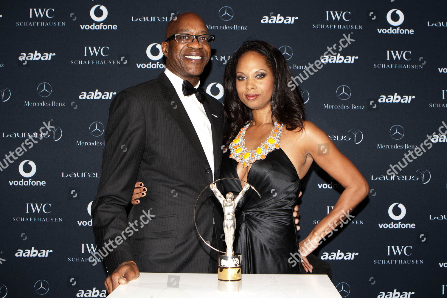 Edwin Moses His Wife Michelle Pose Editorial Stock Photo - Stock Image ...