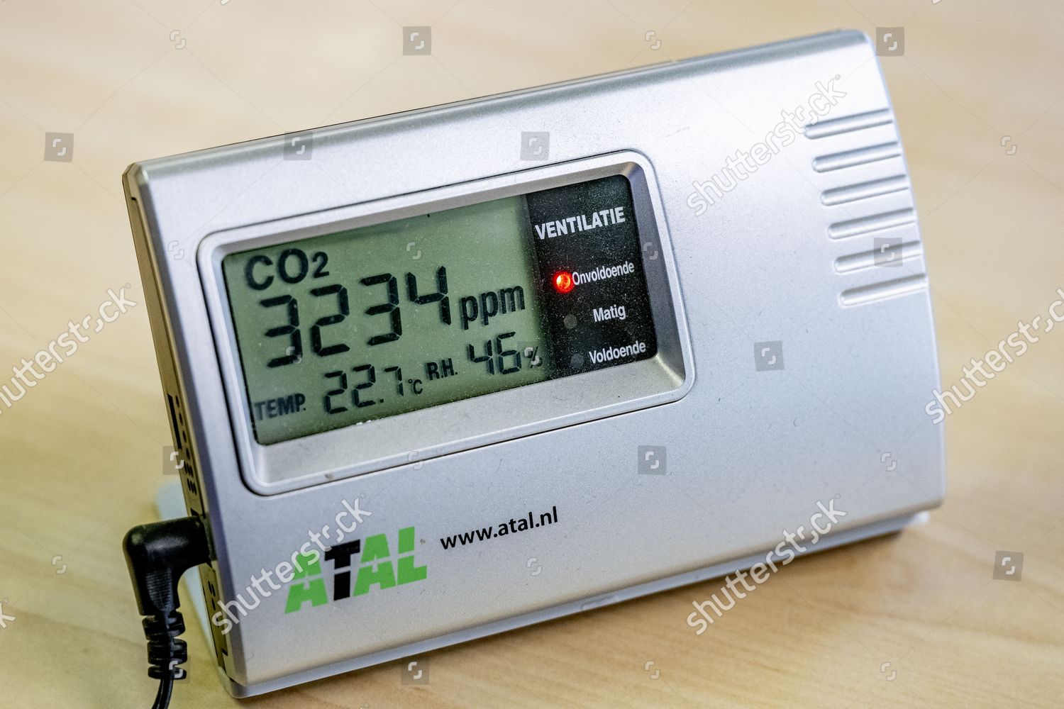 Co2 Meter Classroom This Measures Amount Editorial Stock Photo - Stock ...