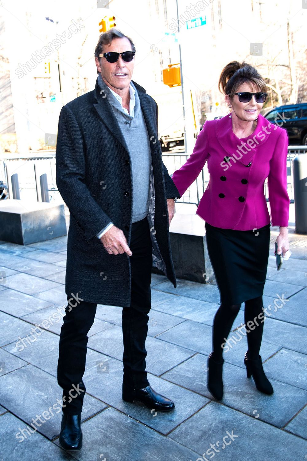 Sarah Palin Ron Duguay Arriving Palin Editorial Stock Photo - Stock ...