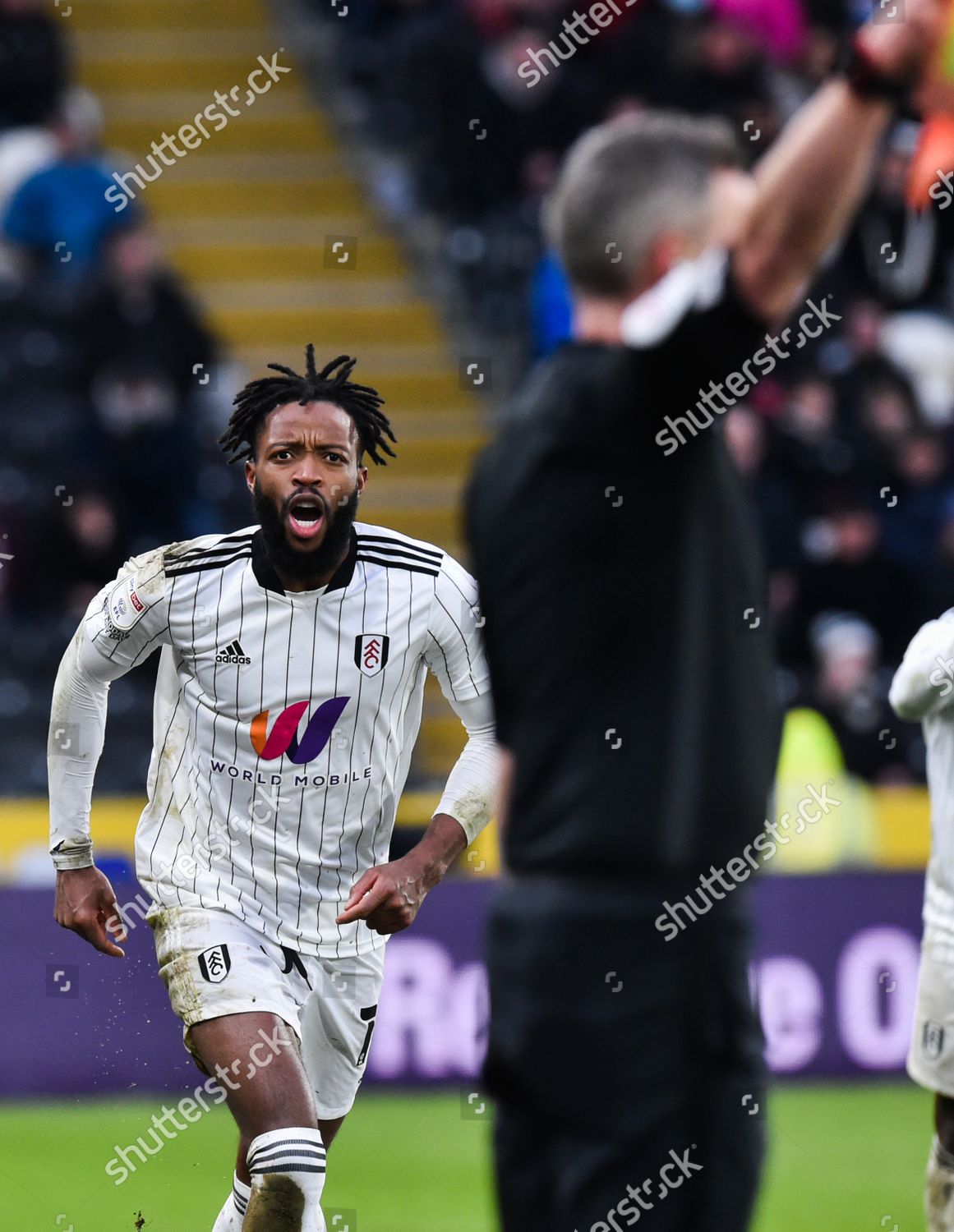 Nathaniel Chalobah Fulham Looks Unhappy Referees Editorial Stock Photo ...