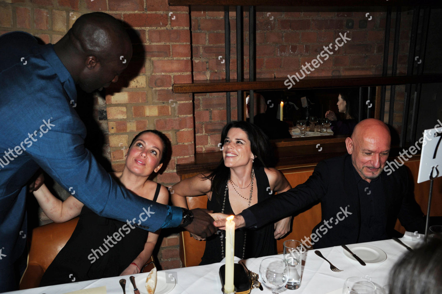 Ozwald Boateng Tara Smith Neve Campbell Editorial Stock Photo - Stock ...