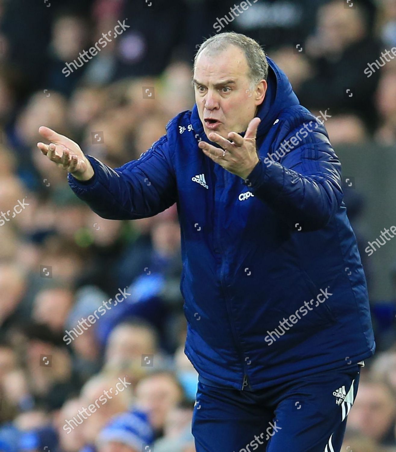 Leeds United Manager Marco Bielsa Shows Editorial Stock Photo - Stock ...