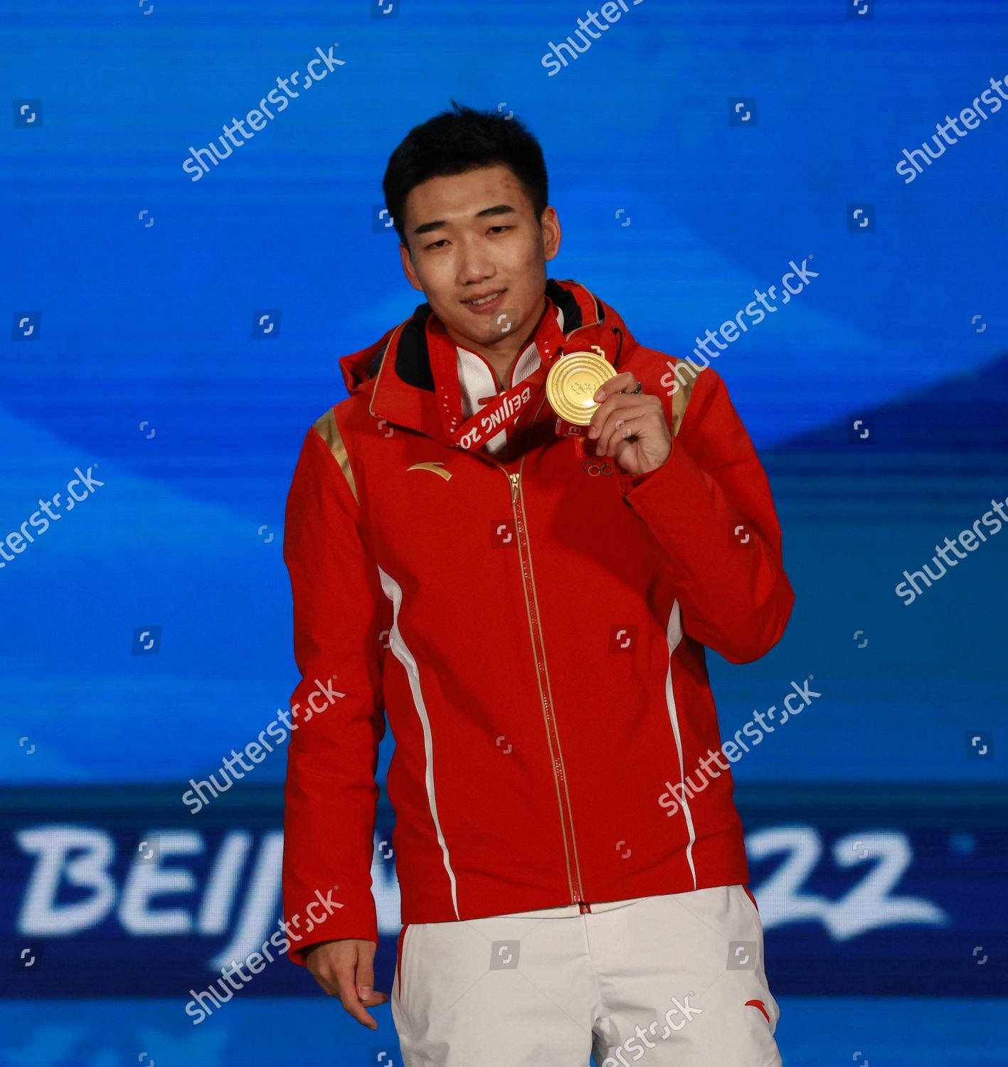 Gold Medalist Gao Tingyu China Poses Editorial Stock Photo - Stock ...