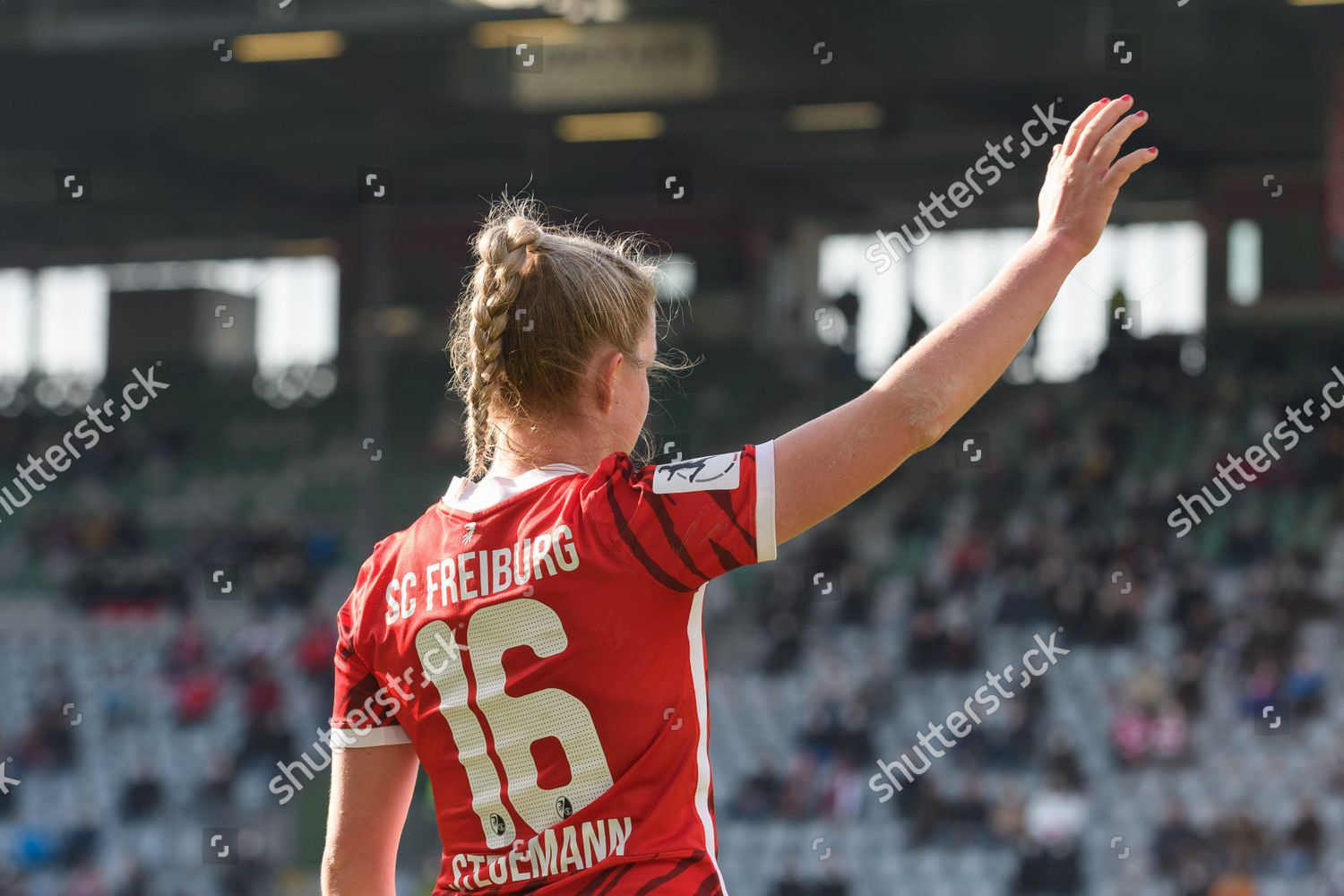 Greta Stegemann 16 Sc Freiburg Behind Editorial Stock Photo - Stock ...