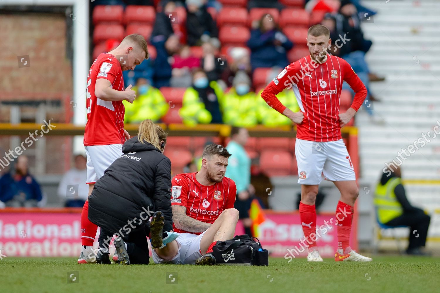 Swindon Town Ben Gladwin 7 Suffers Editorial Stock Photo - Stock Image ...