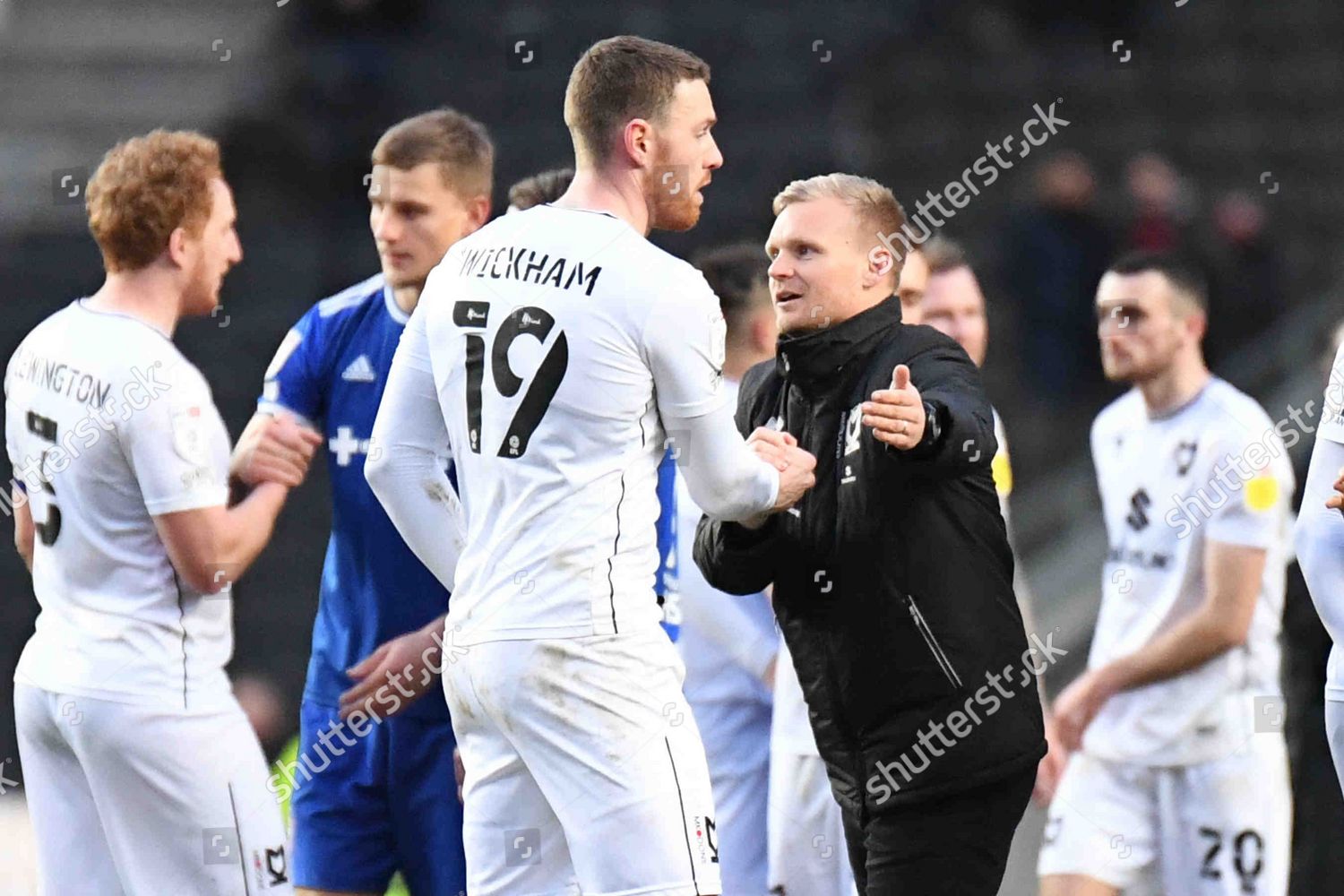 Milton Keynes Dons Manager Liam Manning Editorial Stock Photo - Stock ...
