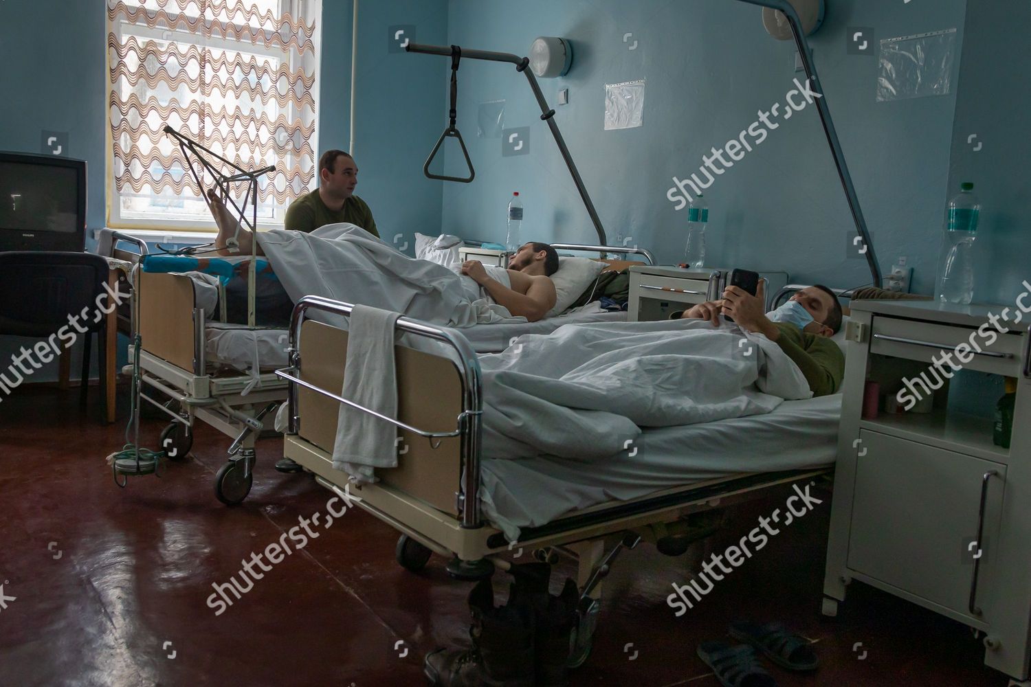Soldiers Recover Their Injuries On February Editorial Stock Photo ...