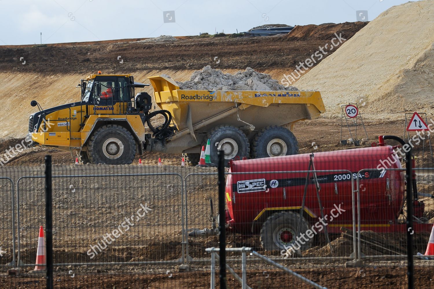 Hs2 Work Continuing South Portal Compound Editorial Stock Photo - Stock ...