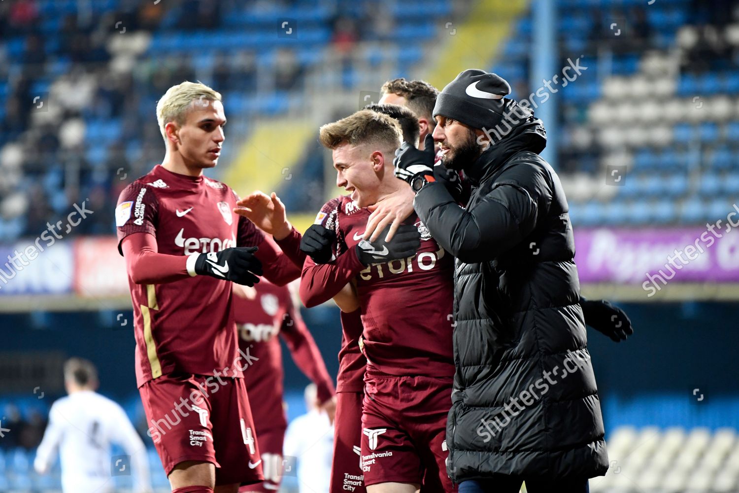 Claudiu Petrila Celebrating After He Scores Editorial Stock Photo ...