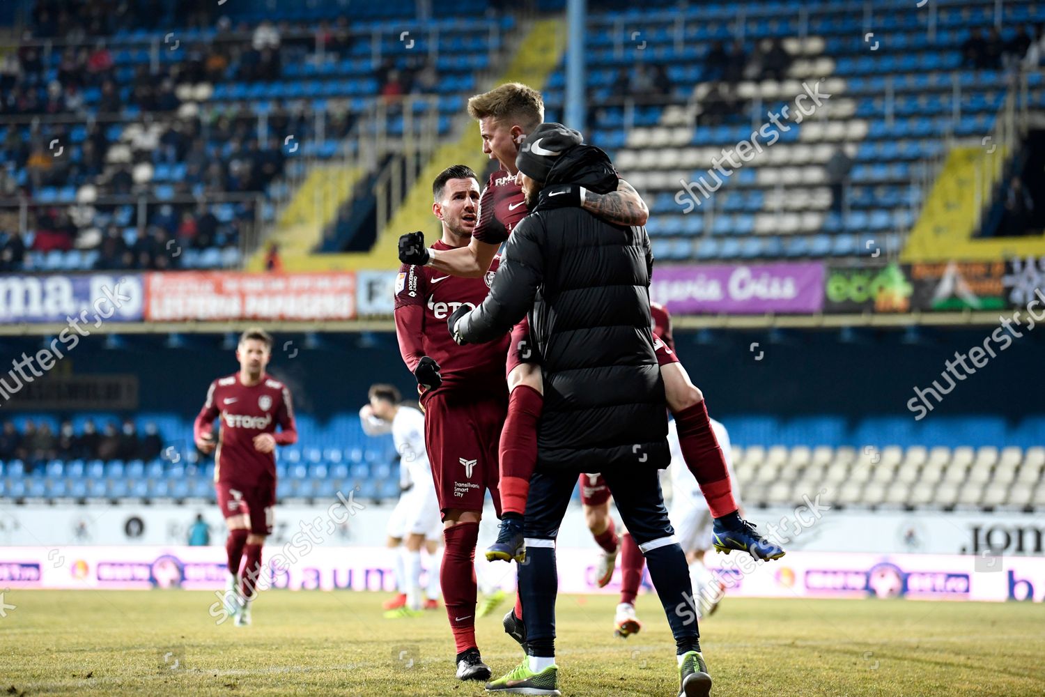 Claudiu Petrila Celebrating After He Scores Editorial Stock Photo ...