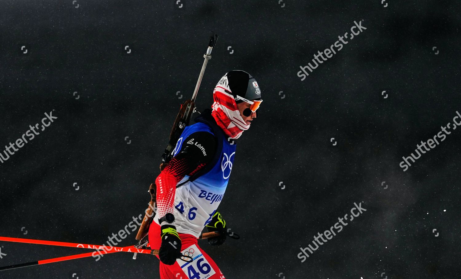 Felix Leitner Austria Biathlon Beijing 2022 Editorial Stock Photo ...