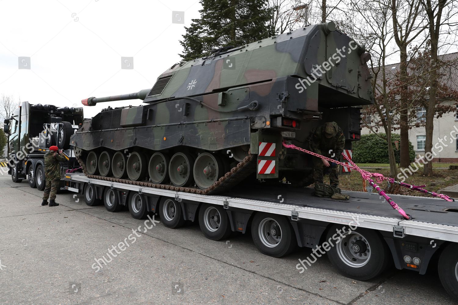 Selfpropelled Howitzer Type Panzerhaubitze Pzh 2000 Editorial Stock ...