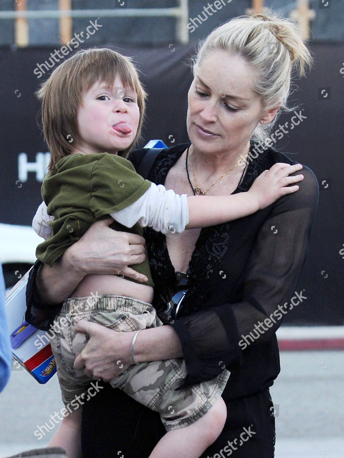 Sharon Stone Son Roan Joseph Bronstein Editorial Stock Photo - Stock ...
