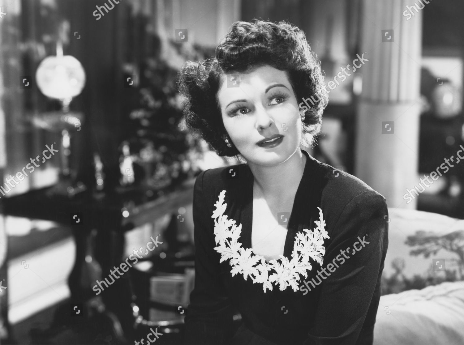 Ruth Hussey Onset Film Uninvited Paramount Editorial Stock Photo ...