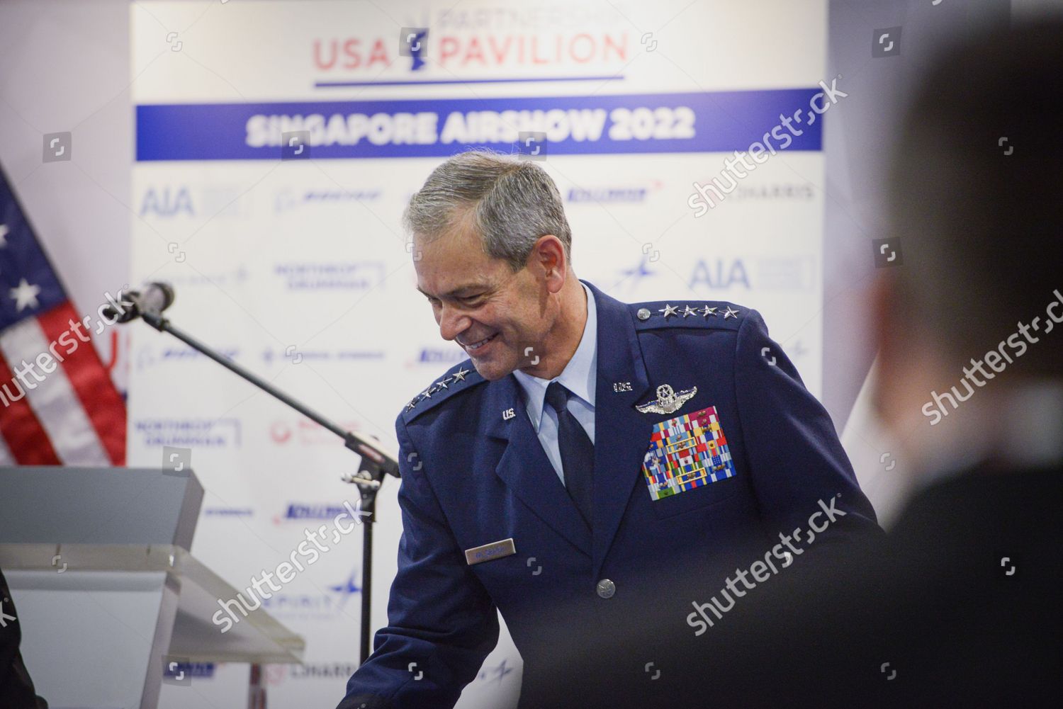 General Kenneth Wilsbach Commander Pacific Air Editorial Stock Photo ...