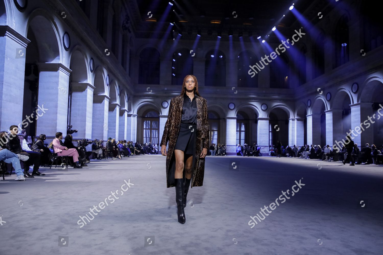 Model On Catwalk Ami Fashion Show Editorial Stock Photo - Stock Image | Shutterstock