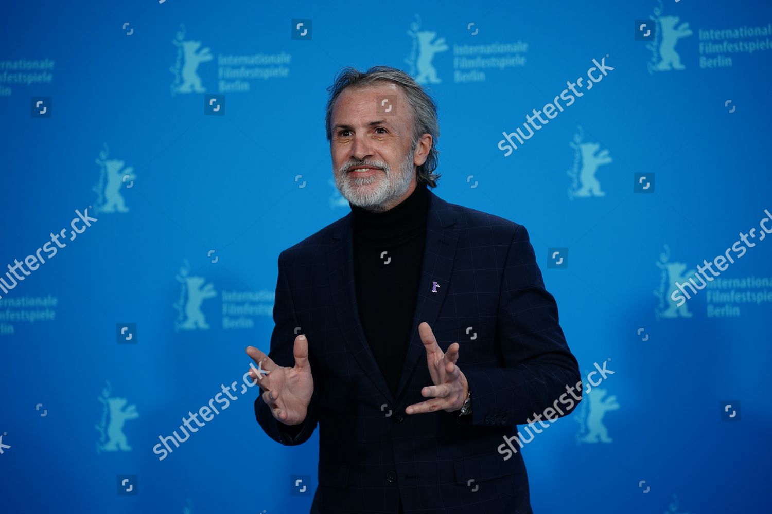 Fabrizio Ferracane L Poses During Photocall Editorial Stock Photo ...