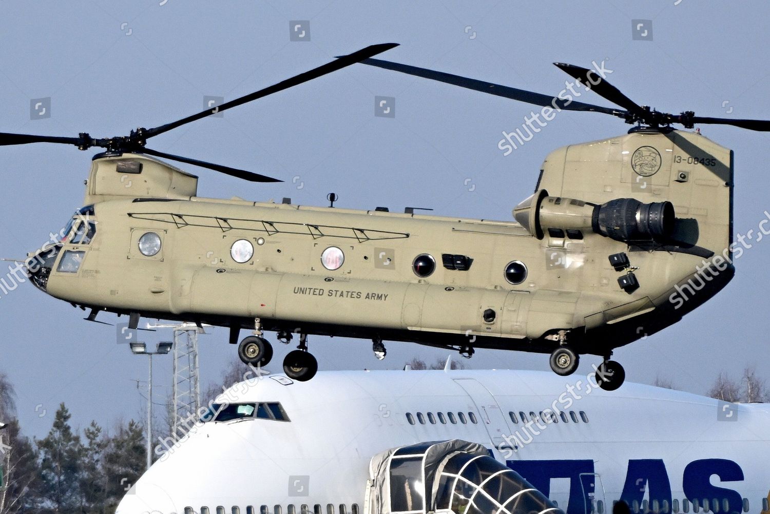 Us Air Force Boeing Ch47 Chinook Editorial Stock Photo - Stock Image ...