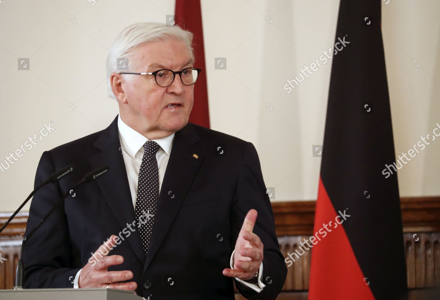 GERMAN PRESIDENT FRANK-WALTER STEINMEIER ATTENDS JOINT Editorial Stock ...