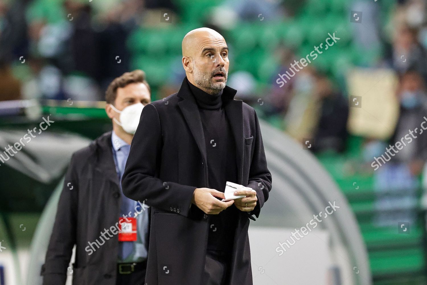 Pep Guardiola Head Coach Manchester City Editorial Stock Photo - Stock ...