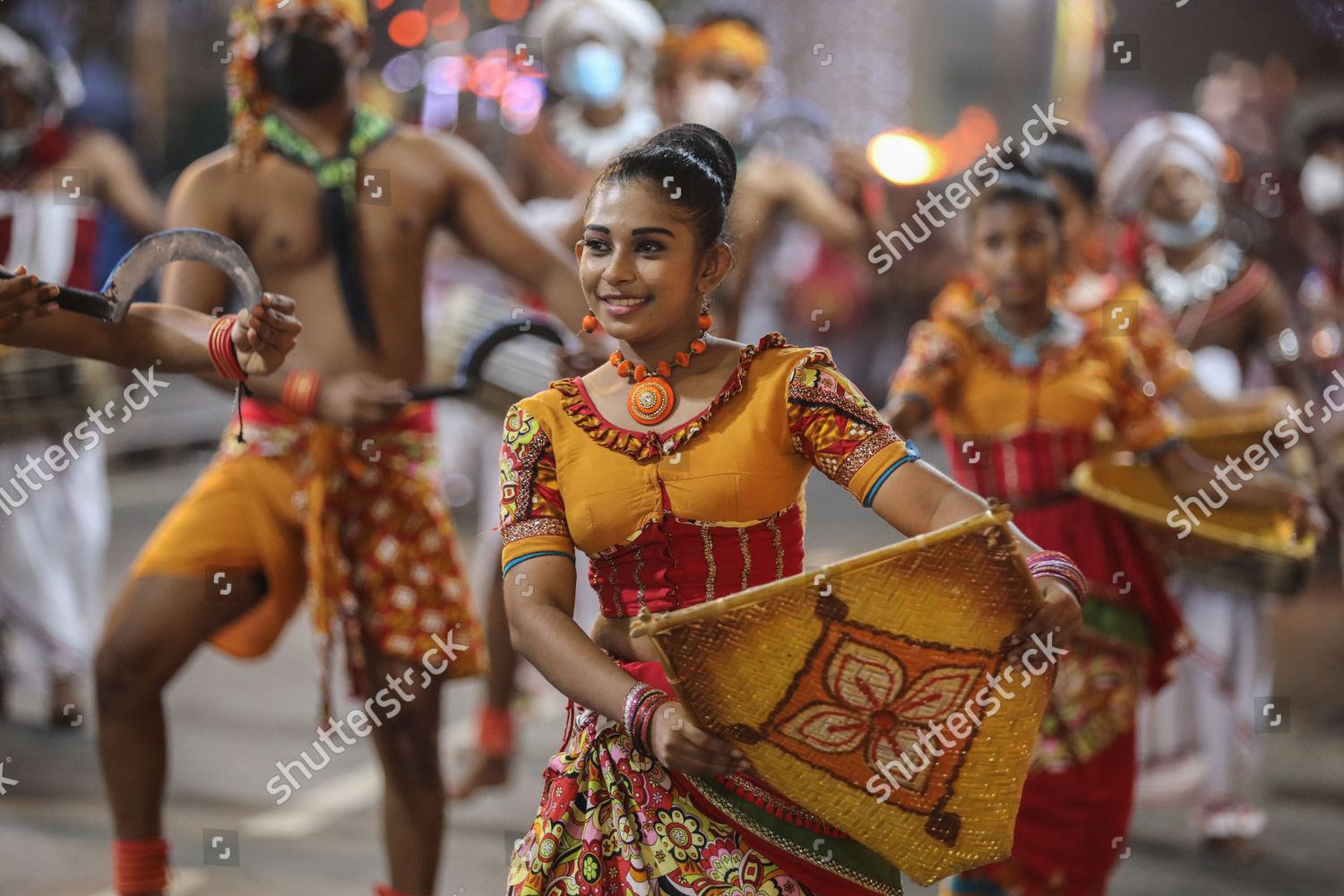 Sri Lankan Traditional Dancers Perform During Editorial Stock Photo ...