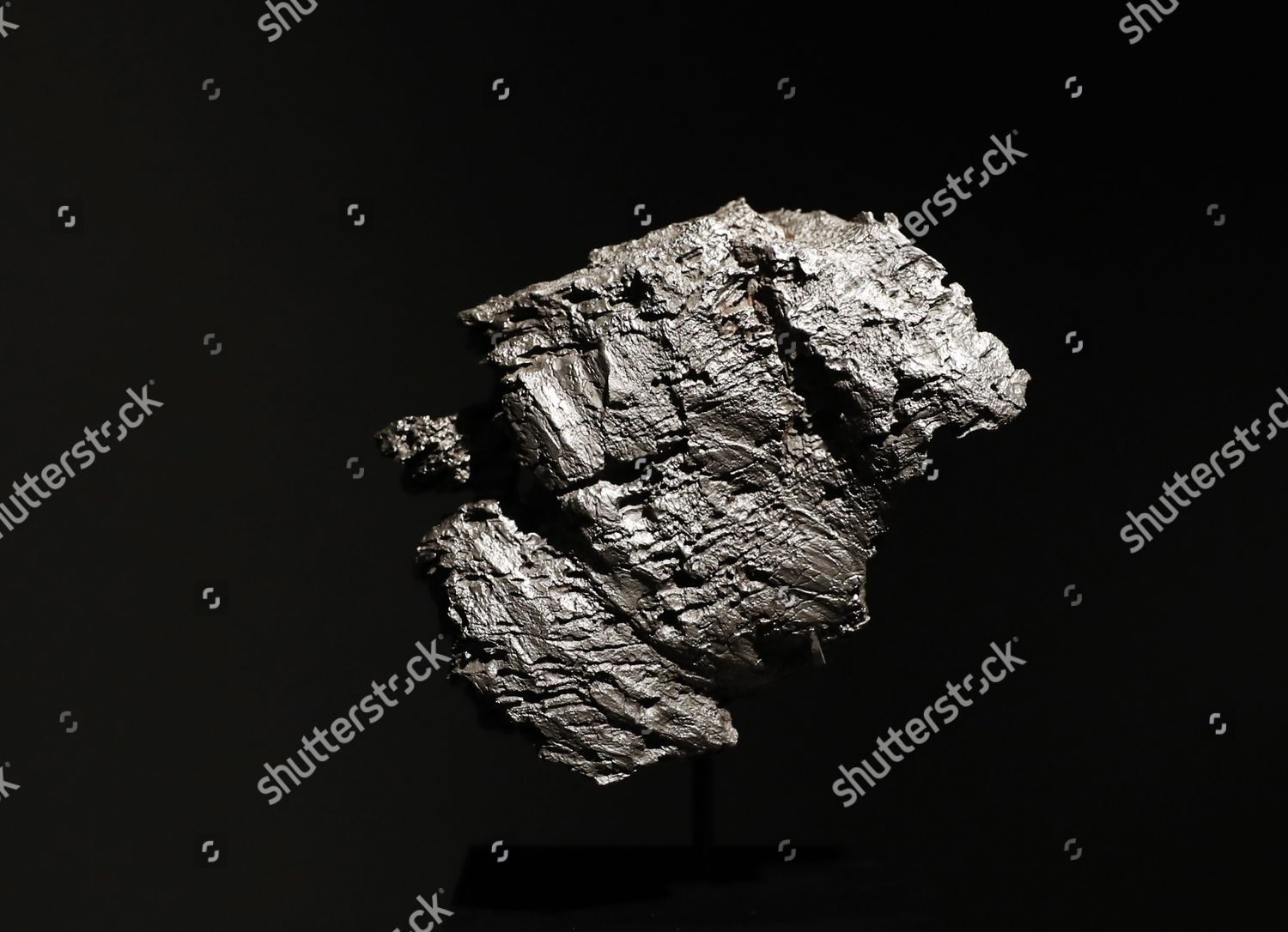 Meteorite Outer Space On Display Press Editorial Stock Photo - Stock ...