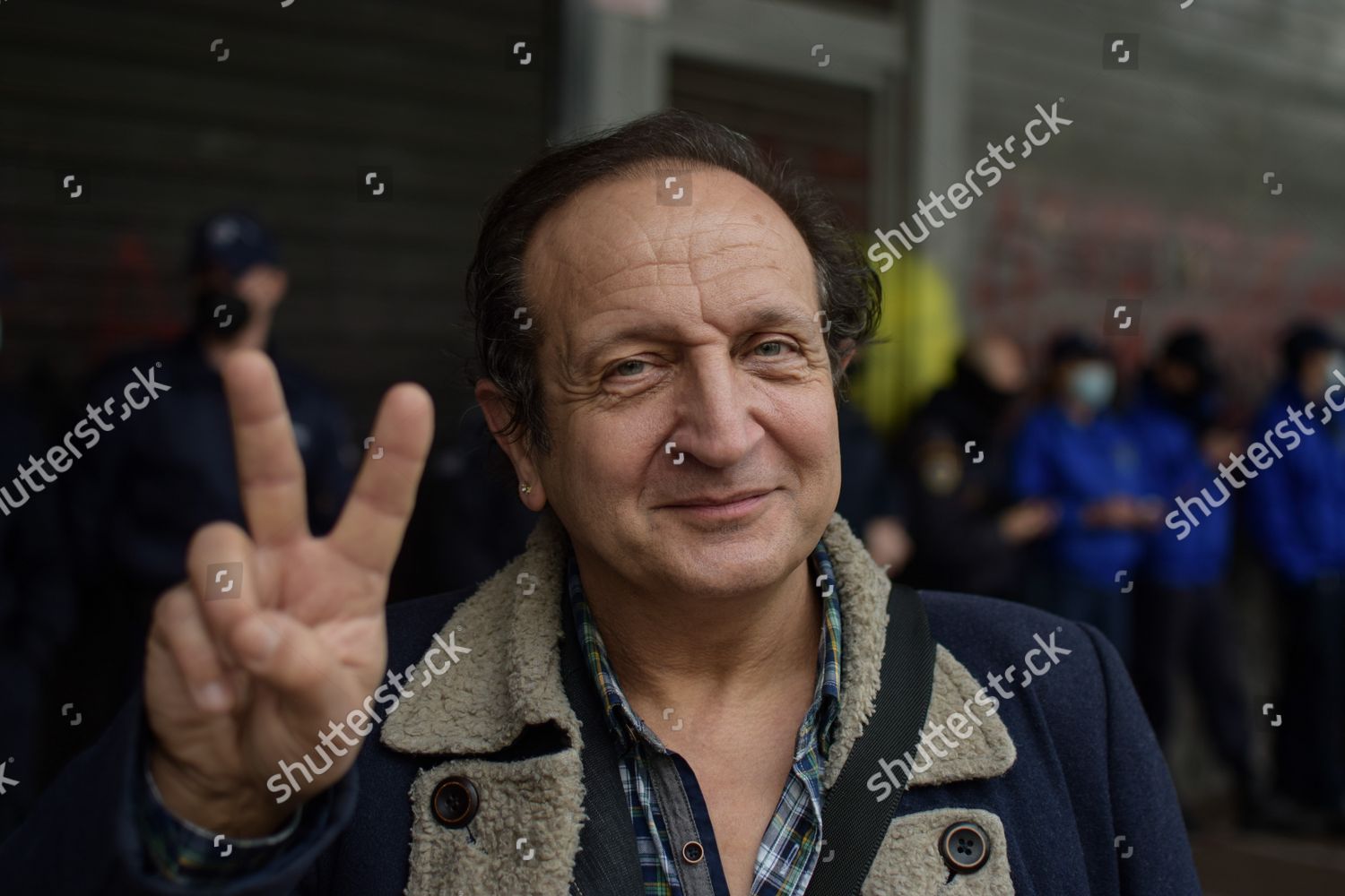 Prominent Actor Leader Hellenic Actors Union Editorial Stock Photo ...