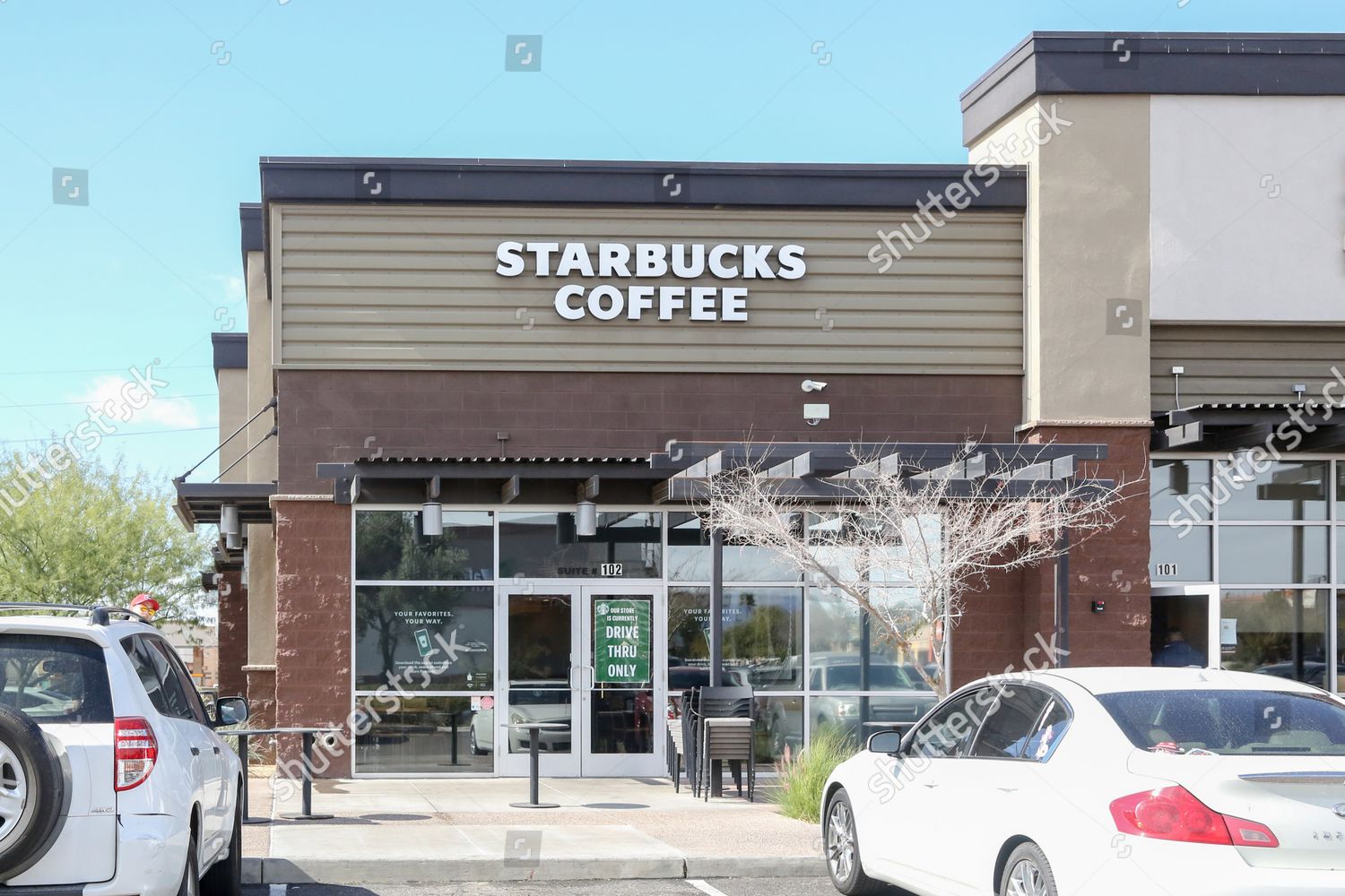 This Starbucks Location On Corner Power Editorial Stock Photo - Stock ...