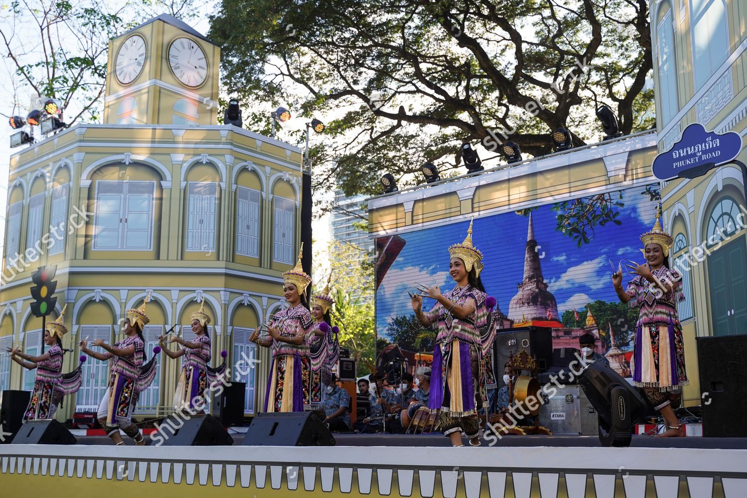 Traditional Thai Dancers Manora Perform During Editorial Stock Photo ...