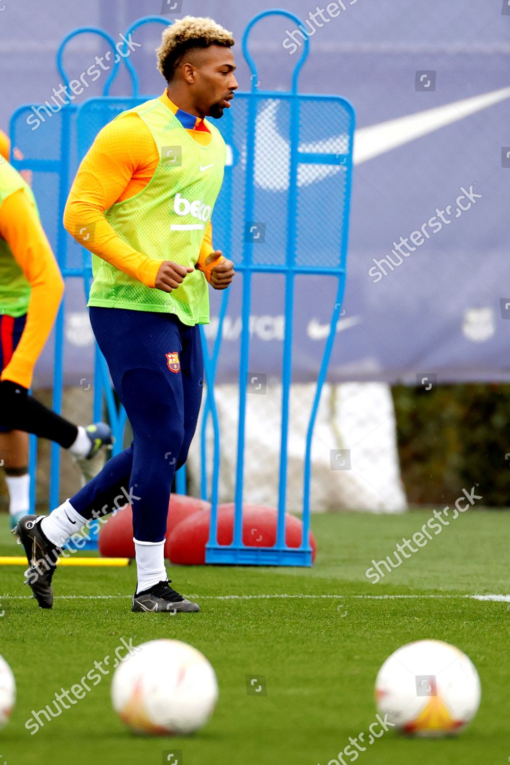 Fc Barcelonas Adama Traore Attends Training Editorial Stock Photo ...