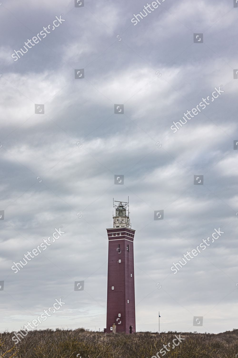 West Head Lighthouse Vuurtoren Westhoofd Dutch Editorial Stock Photo ...