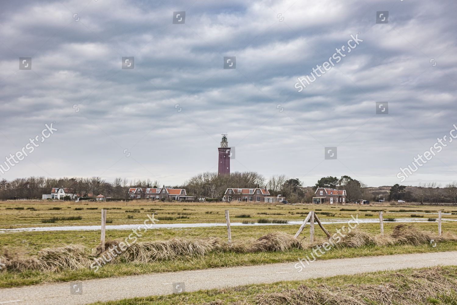 West Head Lighthouse Vuurtoren Westhoofd Dutch Editorial Stock Photo ...