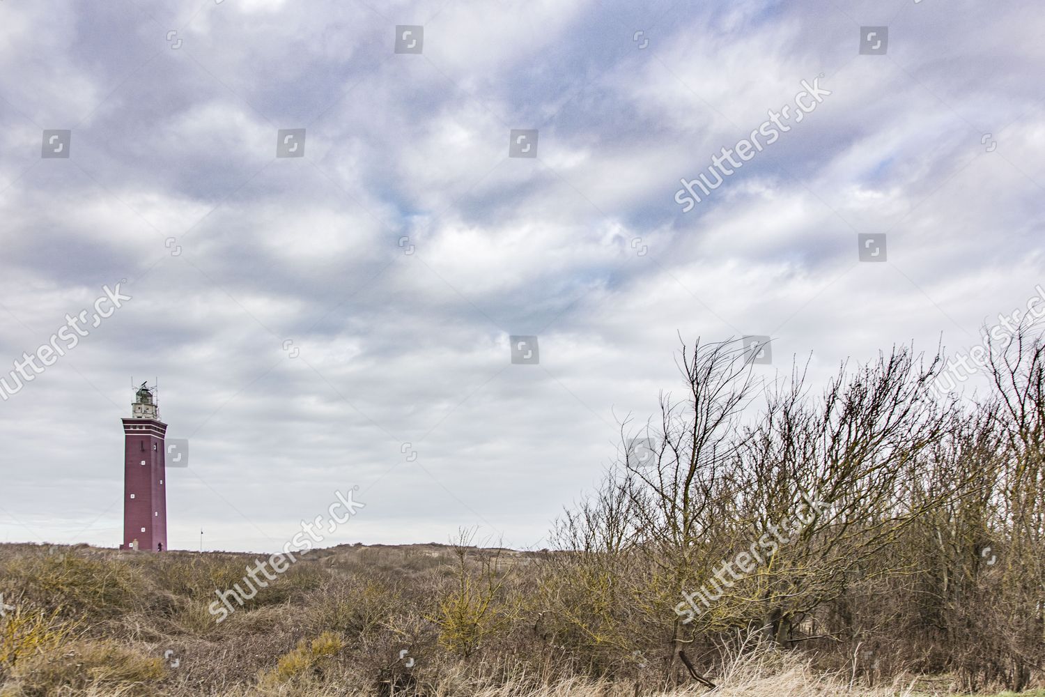 West Head Lighthouse Vuurtoren Westhoofd Dutch Editorial Stock Photo ...