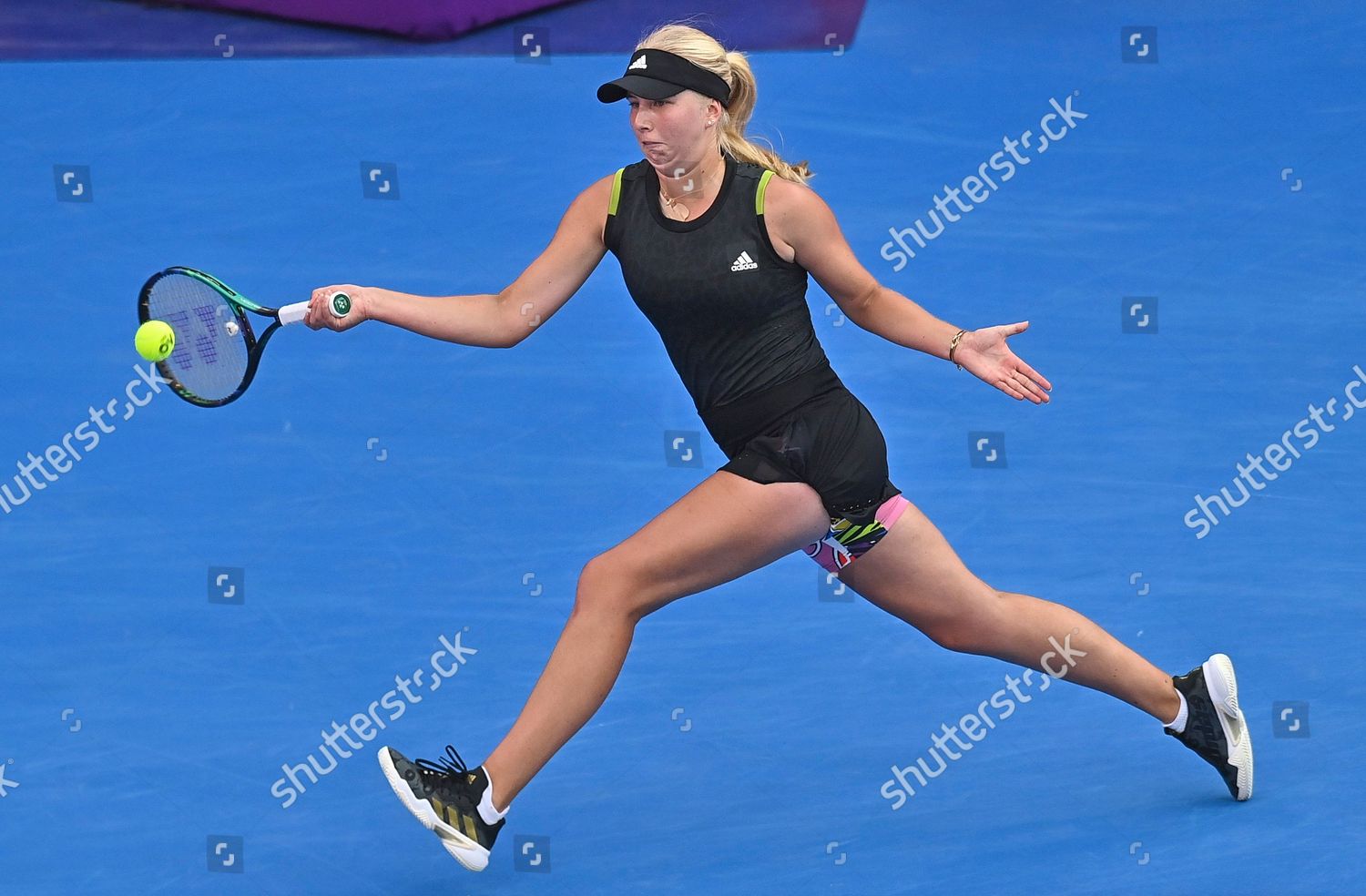 Clara Tauson Denmark Returns Ball During Editorial Stock Photo - Stock ...