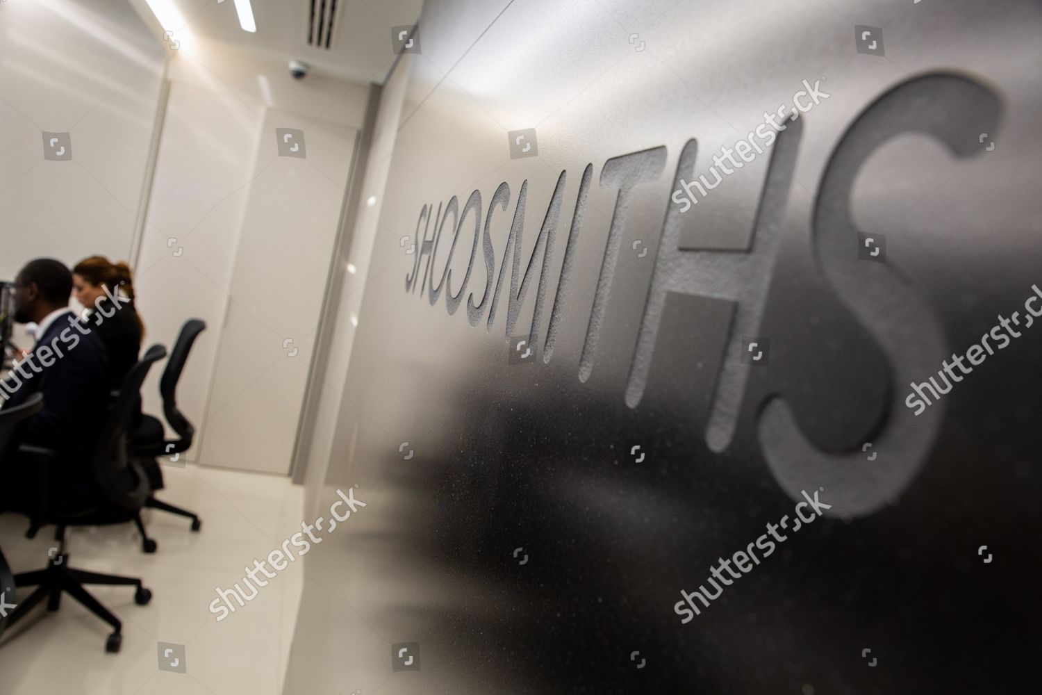 Shoosmiths London Headquarters Inside Reception Address Editorial Stock ...