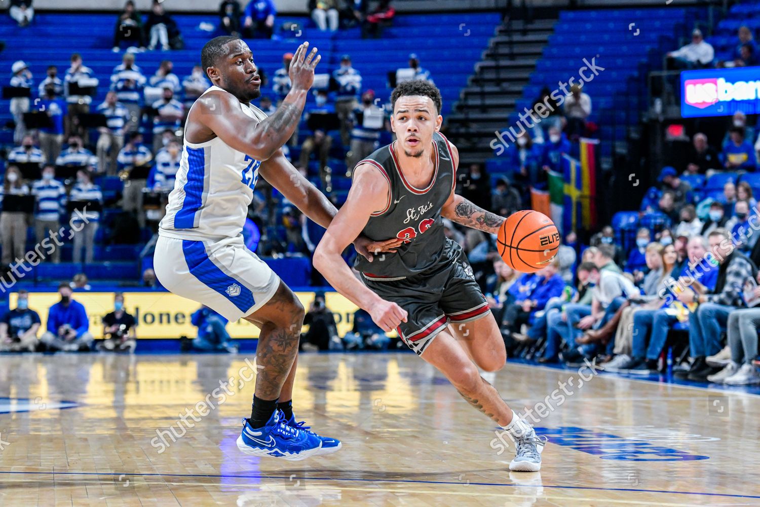 Saint Josephs Hawks Guard Jordan Hall Editorial Stock Photo - Stock ...