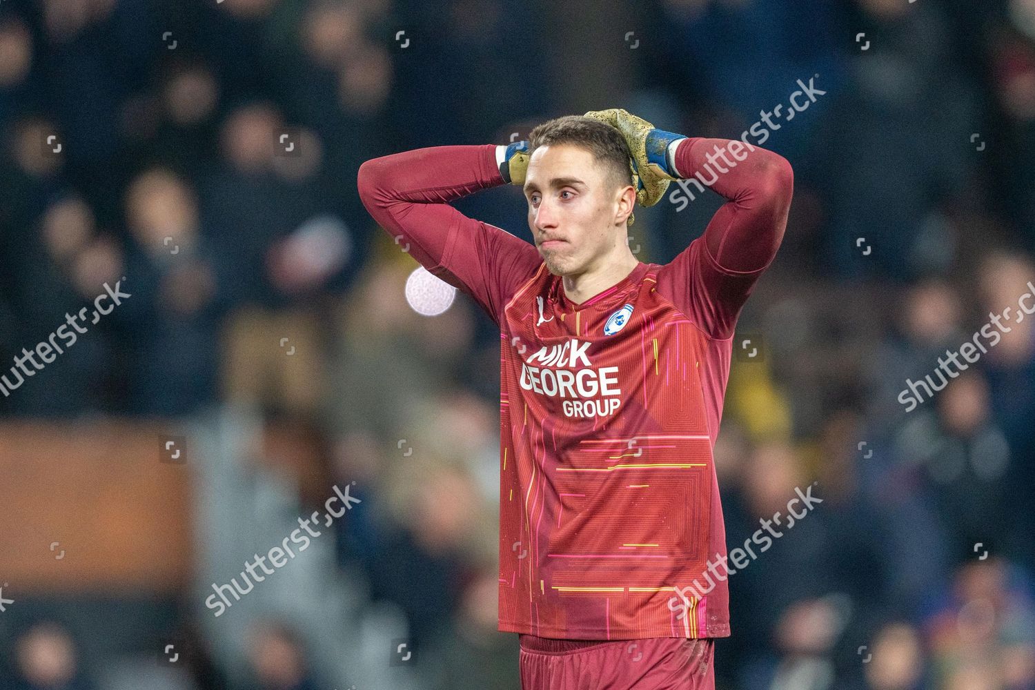 Peterborough United Goalkeeper Steven Benda 25 Editorial Stock Photo ...