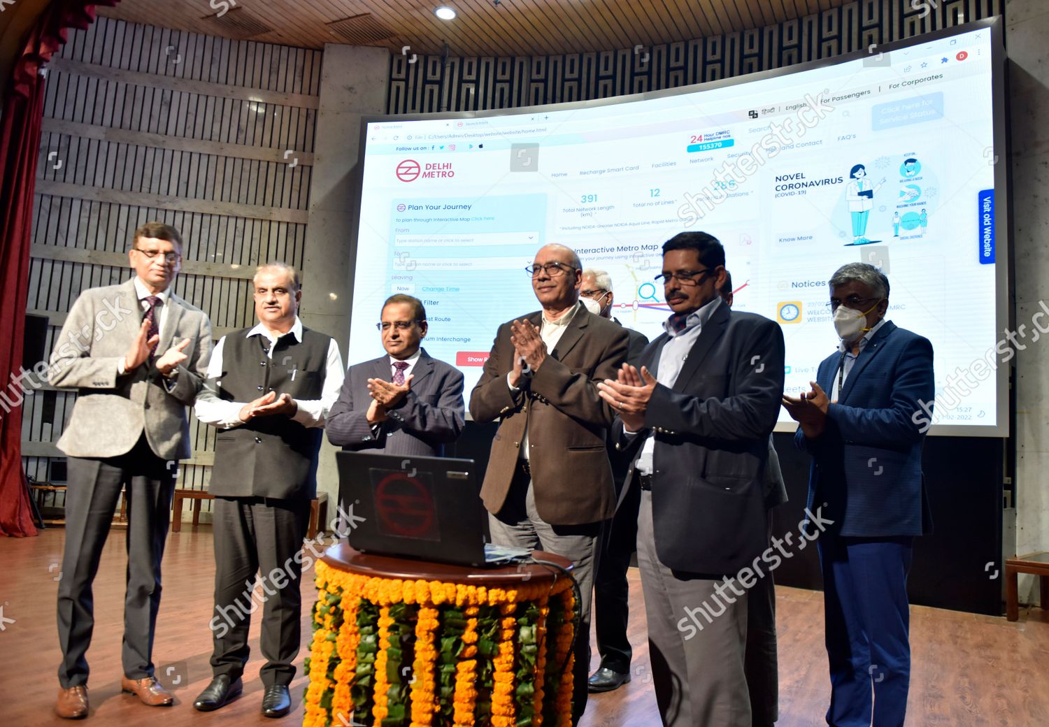Dmrc Managing Director Mangu Singh During Editorial Stock Photo - Stock ...